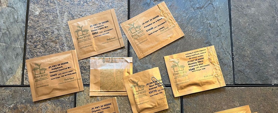 Park Seed’s Gold Foil Seed Packets: A Gardener’s Best Friend